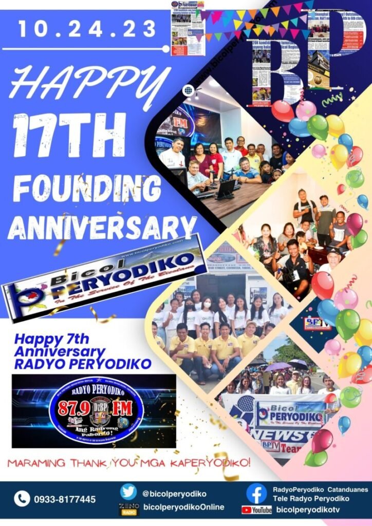 Bicol Peryodiko:17 years In The Making - Bicol Peryodiko