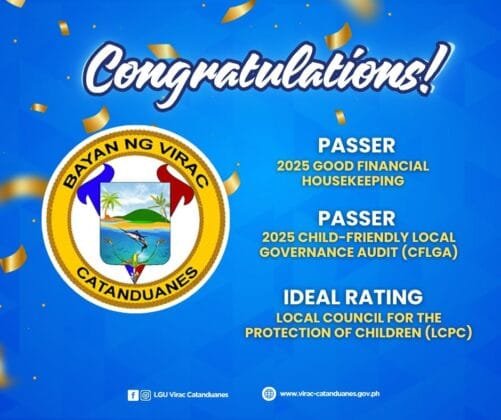 LGU Virac Earns Three Major Recognitions for Good Governance and Child ...